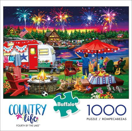 Buffalo Games - Country Life - Fourth by the Lake - 1000 Piece Jigsaw ...