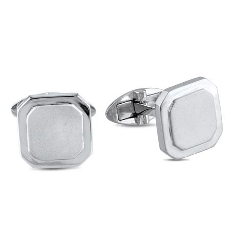 Click here for Asteria Sterling Silver Beveled Octagon Cufflinks... prices
