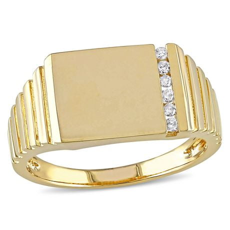 Click here for Miabella 1/10 Carat T. W. Diamond 10 K Yellow Gold... prices