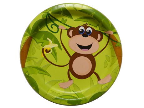 8-count MONKEYS 8.75" Paper Dinner Plate | Walmart Canada