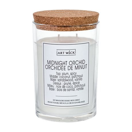 Art Wick 18oz MIDNIGHT ORCHID Soy Wax Blended Scented Candle - Walmart.ca