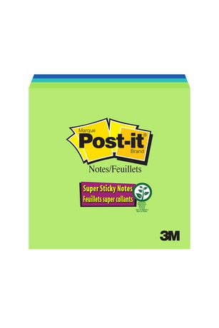 POST - IT Post-it Super Stick Notes 3x3 - Walmart.ca