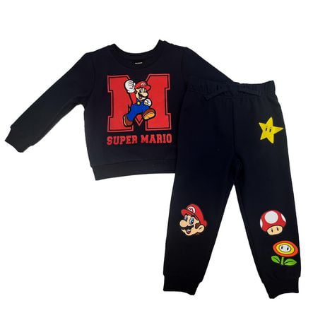 Super Mario Toodler Boy M Iconic Jump 2 Piece Combo Set, Size: 2T-5T ...