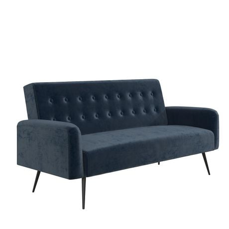 Click here for Dorel Z By Novogratz Stevie Futon Blue prices