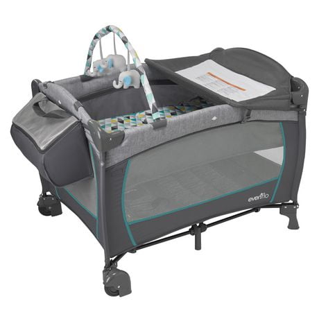 Click here for Evenflo Portable Babysuite Deluxe  Prism Grey 1 Bo... prices