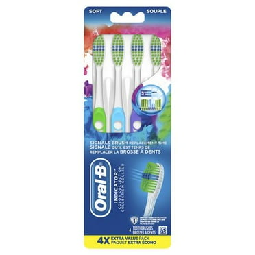 Oral-B Indicator Contour Clean Toothbrushes, Medium, 2 Count - Walmart.ca