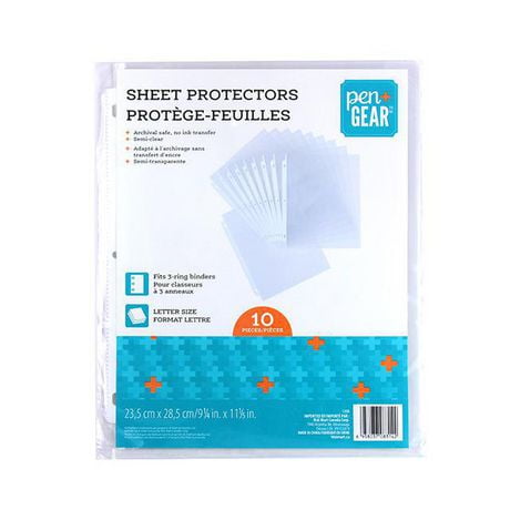 PEN+GEAR Sheet Protector 10 pieces - Walmart.ca