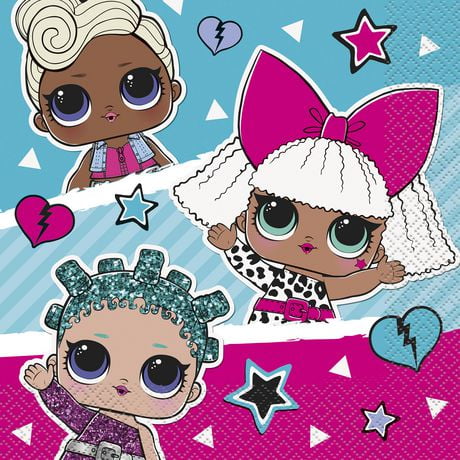 LOL Surprise Lunch Napkins, 16CT | Walmart Canada