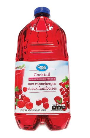 Great Value Raspberry Cranberry Cocktail | Walmart.ca