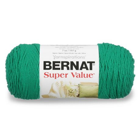 Click here for Bernat Super Value Yarn (197 G  7 Oz) Kelly Green prices