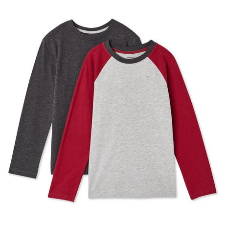 George Boys' Raglan Sleeve Tee 2-Pack - Walmart.ca