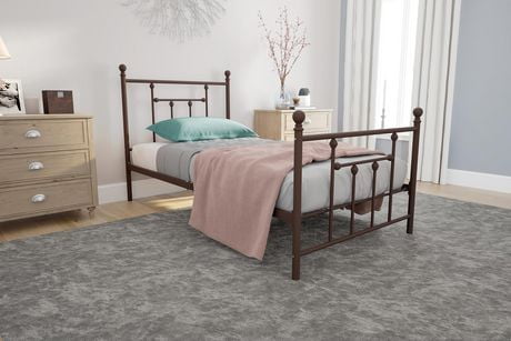 Click here for Dhp Manila Metal Bed Brown Twin prices