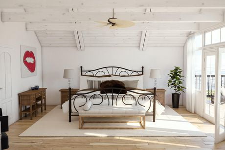 Click here for Dhp Victoria Metal Bed Brown Queen prices