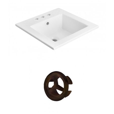 Click here for American Imaginations 21-In. W Ceramic Top Set Whi... prices