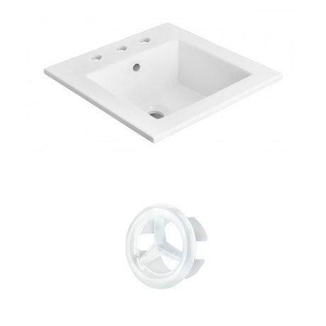 Click here for American Imaginations 21-In. W Ceramic Top Set Whi... prices