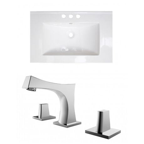 Click here for American Imaginations 30-In. W Ceramic Top Set Whi... prices