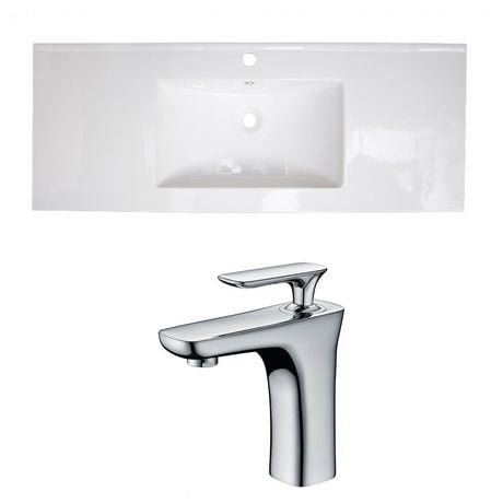 Click here for American Imaginations 48-In. W Ceramic Top Set Whi... prices