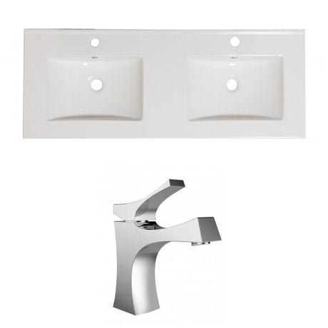 Click here for American Imaginations 48-In. W Ceramic Top Set Whi... prices