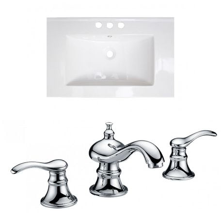 Click here for American Imaginations 30-In. W Ceramic Top Set Whi... prices