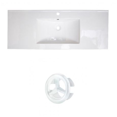 Click here for American Imaginations 48-In. W Ceramic Top Set Whi... prices