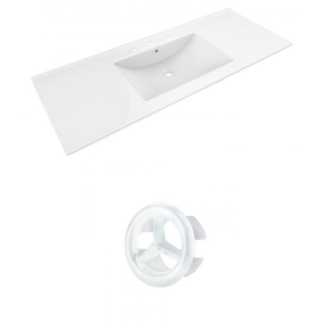 Click here for American Imaginations 48-In. W Ceramic Top Set Whi... prices