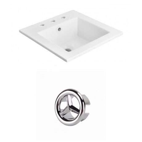 Click here for American Imaginations 21-In. W Ceramic Top Set Whi... prices