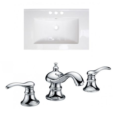 Click here for American Imaginations 30-In. W Ceramic Top Set Whi... prices