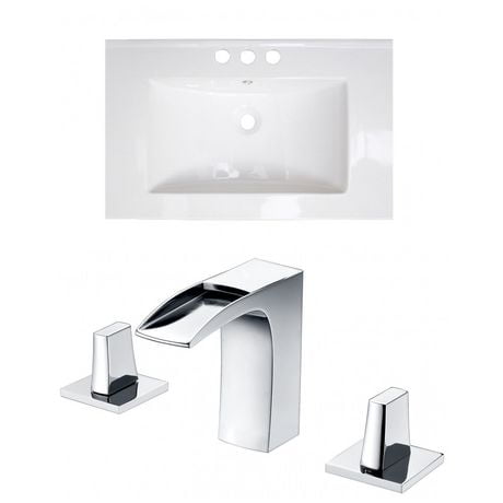 Click here for American Imaginations 30-In. W Ceramic Top Set Whi... prices