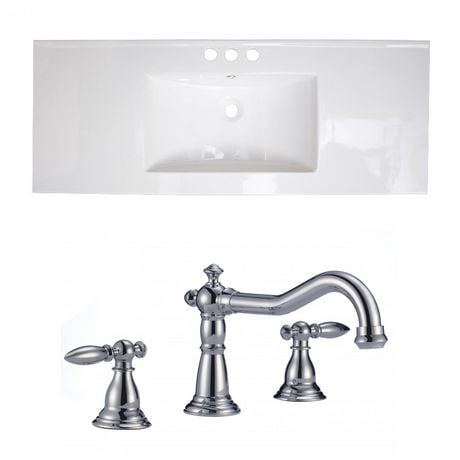 Click here for American Imaginations 48-In. W Ceramic Top Set Whi... prices