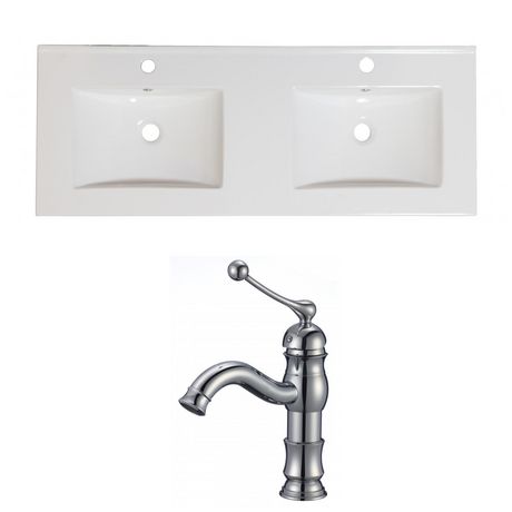 Click here for American Imaginations 48-In. W Ceramic Top Set Whi... prices