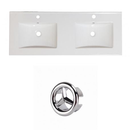 Click here for American Imaginations 48-In. W Ceramic Top Set Whi... prices
