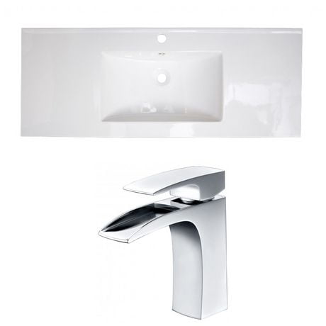 Click here for American Imaginations 48-In. W Ceramic Top Set Whi... prices