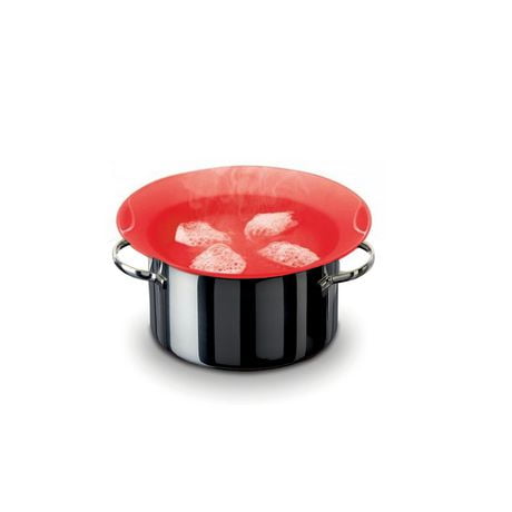 Click here for L Ku Lekue 22Cm Red Non Spill Lid Red prices