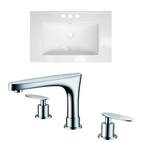 Click here for American Imaginations 30-In. W Ceramic Top Set Whi... prices