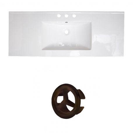 Click here for American Imaginations 48-In. W Ceramic Top Set Whi... prices