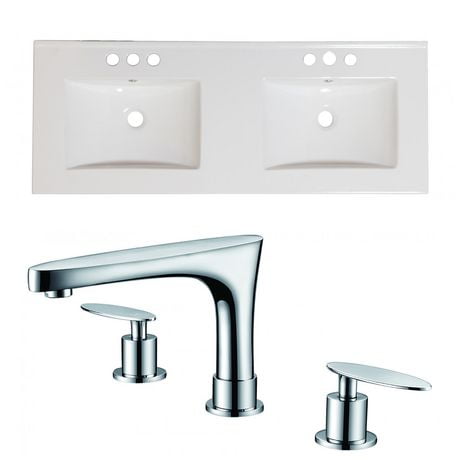 Click here for American Imaginations 48-In. W Ceramic Top Set Whi... prices