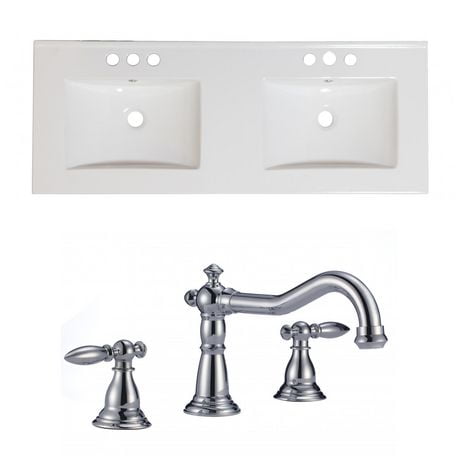Click here for American Imaginations 48-In. W Ceramic Top Set Whi... prices