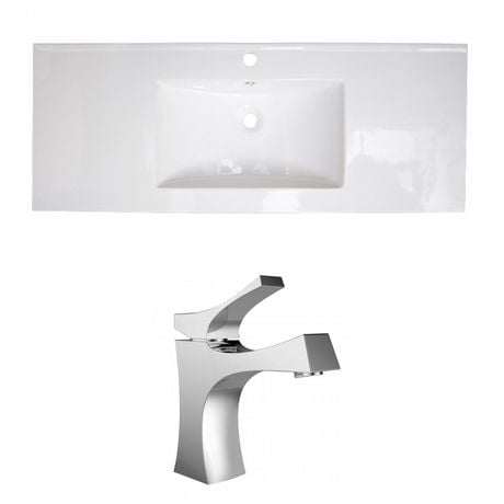 Click here for American Imaginations 48-In. W Ceramic Top Set Whi... prices