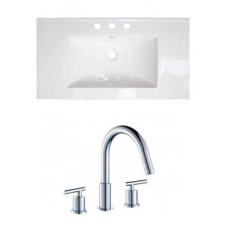 Click here for American Imaginations 32-In. W Ceramic Top Set Whi... prices