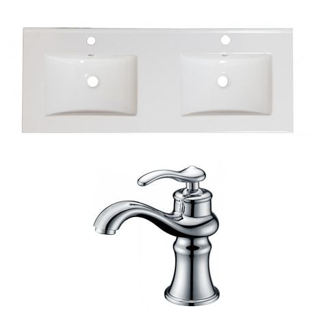 Click here for American Imaginations 48-In. W Ceramic Top Set Whi... prices
