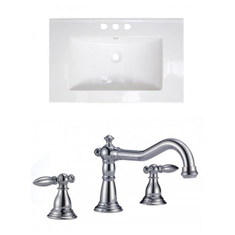 Click here for American Imaginations 30-In. W Ceramic Top Set Whi... prices