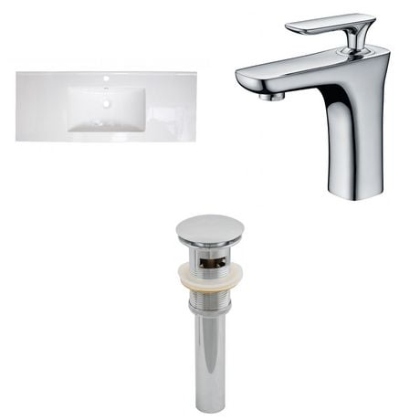 Click here for American Imaginations 48-In. W Ceramic Top Set Whi... prices