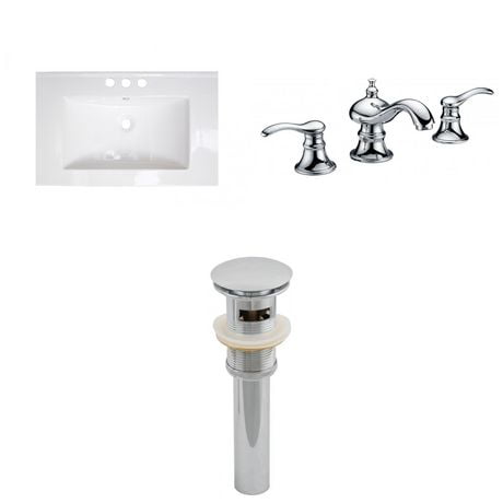 Click here for American Imaginations 30-In. W Ceramic Top Set Whi... prices