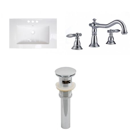Click here for American Imaginations 30-In. W Ceramic Top Set Whi... prices
