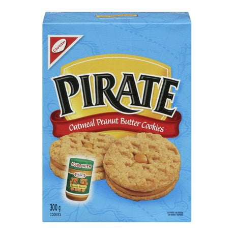Biscuits à l’avoine et au beurre d’arachide Pirate | Walmart.ca