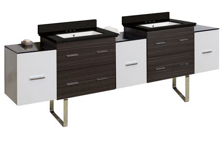 Click here for American Imaginations 90-In. W Vanity Set White-Da... prices