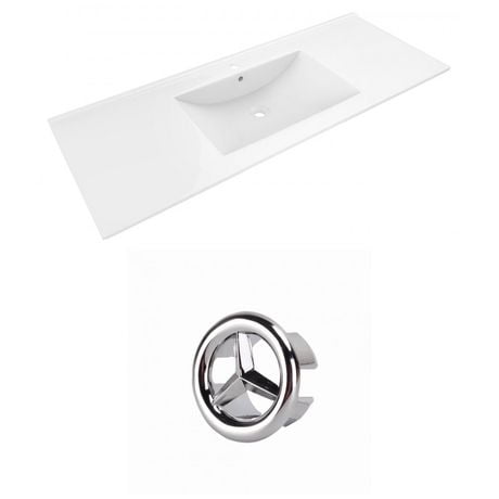 Click here for American Imaginations 48-In. W Ceramic Top Set Whi... prices