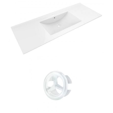 Click here for American Imaginations 48-In. W Ceramic Top Set Whi... prices