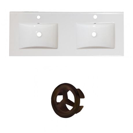 Click here for American Imaginations 48-In. W Ceramic Top Set Whi... prices