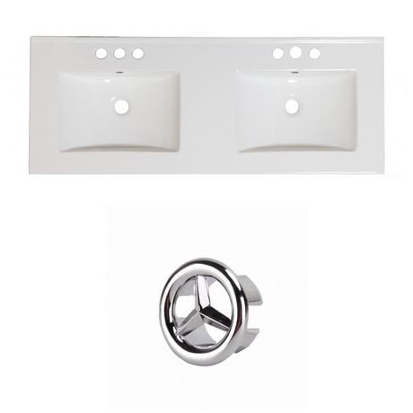 Click here for American Imaginations 48-In. W Ceramic Top Set Whi... prices